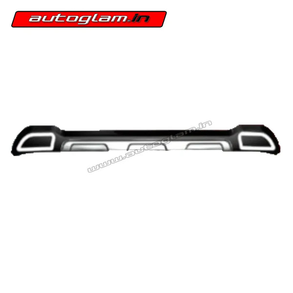 Maruti Suzuki Baleno 2022+ Rear Bumper Diffuser with Dual Chrome Tip ...