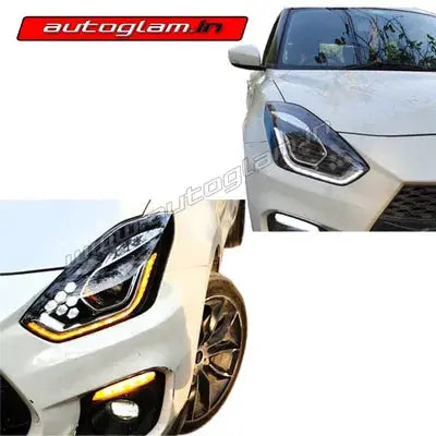 Maruti Suzuki Swift 2018-2020 Aftermarket Headlights -Set of 2 (Right ...