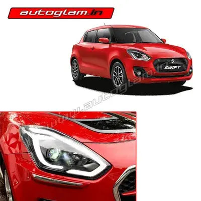 Maruti Suzuki Swift 2018-2020 DRL HID Projector Headlights | Autoglam ...