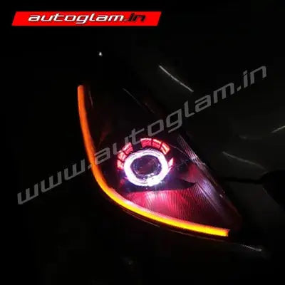 Maruti Suzuki Swift Dzire 2012-2016 AUDI Style HID Projector Headlights ...