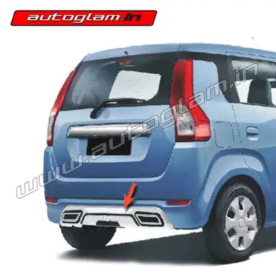 Maruti Suzuki Wagon R 2019+ Rear Bumper Diffuser, Rear Guard with Dual ...