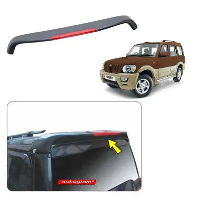 Roof Spoiler with LED Light for Mahindra Scorpio 2002-2014 Models ...