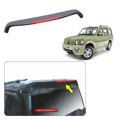 Roof Spoiler with LED Light for Mahindra Scorpio 2002-2014 Models ...
