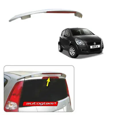 Roof Spoiler with LED Light for Maruti Suzuki Ritz 2009-2012, Color ...