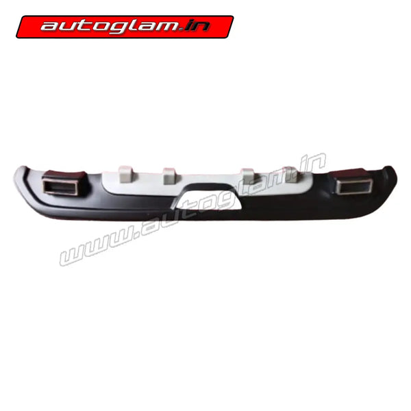 Tata Punch 2021+ Rear ABS Bumper Diffuser With Chrome Tip | Autoglam ...