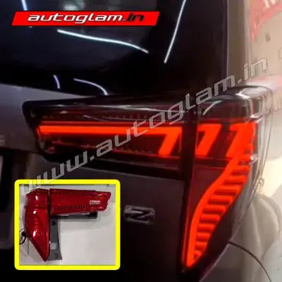Toyota Innova Crysta 2016-2020 Audi Q8 Design LED Tail Lights,Red Glass ...