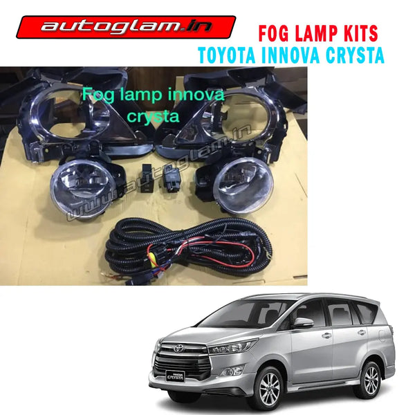 Toyota Innova Crysta Fog Lamp With Chrome Bezel & Wiring Kit | AGTIC0F ...
