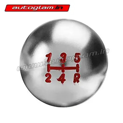 Universal Full Chrome Metal Transmission Shifting Gear Knob, Gear Shift ...