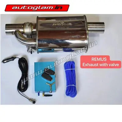Universal Remus Single Valve Exhaust for all Cars, AGPE369BE3 – autoglam